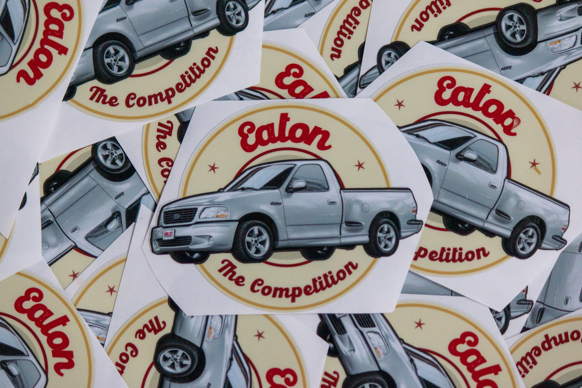 "Eaton the Competition" Decal – Bullet Motorsports