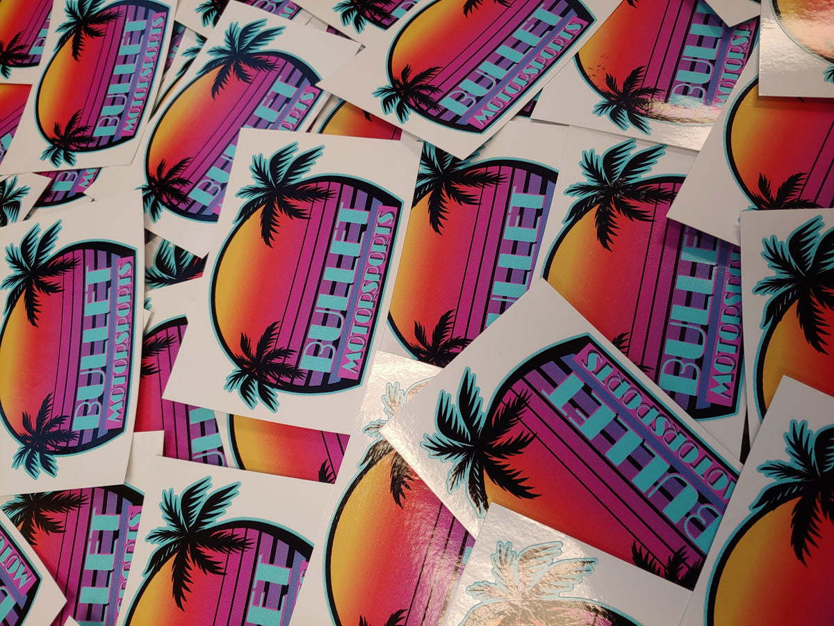 "Retro Vice" Decal – Bullet Motorsports