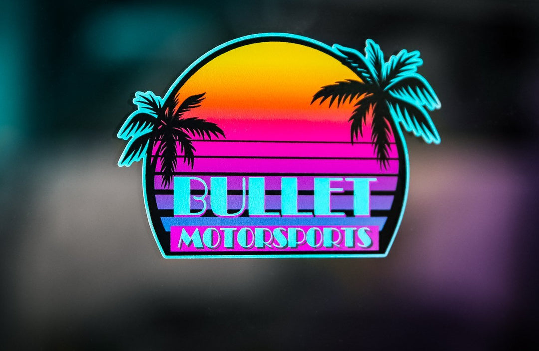 "Retro Vice" Decal – Bullet Motorsports
